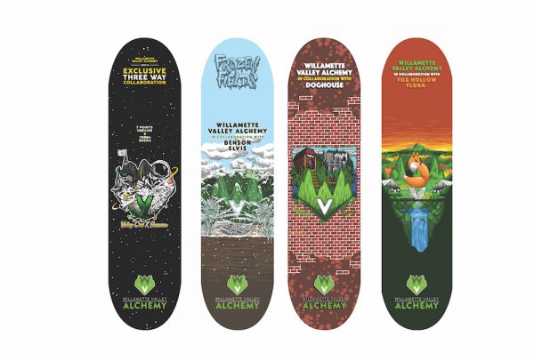 WVA Benson Elvis Skateboard-Recovered - Willamette Valley Alchemy